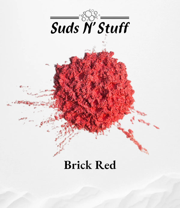 Brick Red Mica Powder | Suds N' Stuff | Australia
