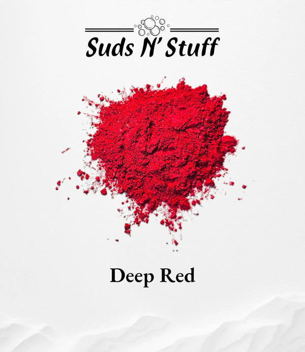Deep Red Mica Powder for Stunning Creations – Suds N' Stuff