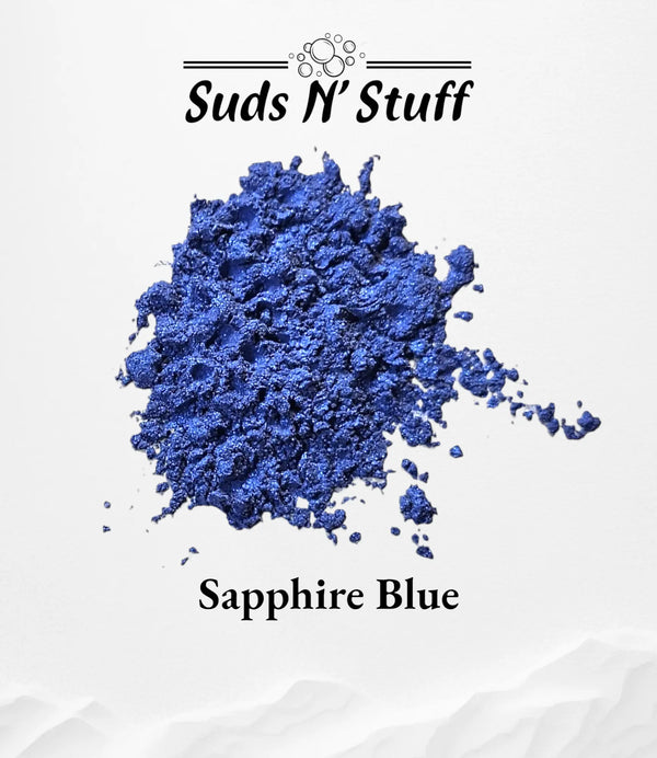 Sapphire Blue Mica Powder | Suds N' Stuff | Australia